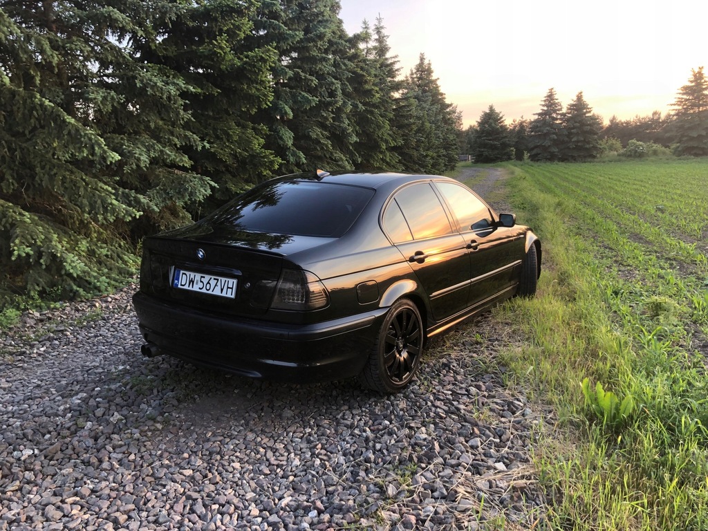 BMW e46 320d sedan czarny!! Catback!! - 8263590068 - oficjalne archiwum Allegro