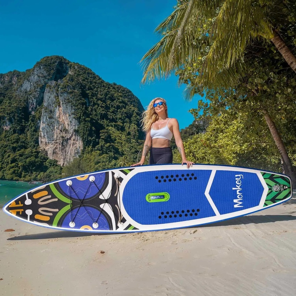 Deska SUP FunWater Monkey 335cm Duża 2osobowa pełen zestaw gotowy do ...