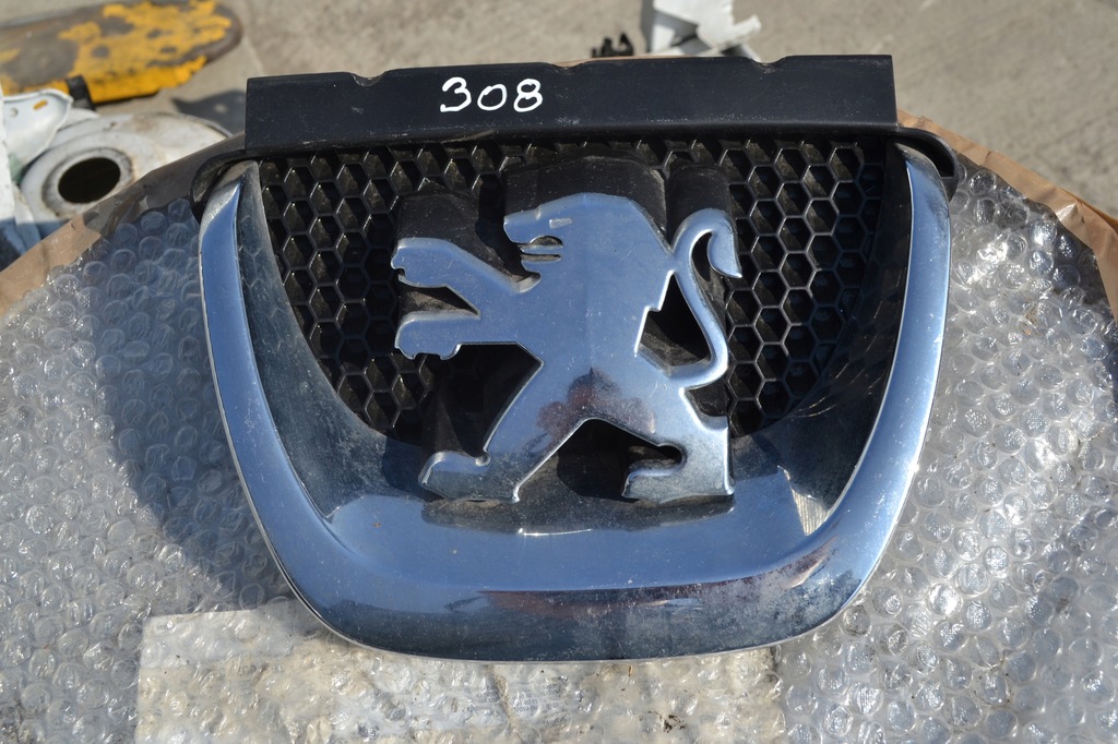 PEUGEOT 308 ZNACZEK LOGO EMBLEMAT - 9148974373 - oficjalne archiwum Allegro