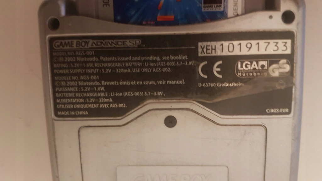 Купить NINTENDO Game Boy Advance SP AGS-001 ИГРА ТЕТРИС: отзывы, фото и ...