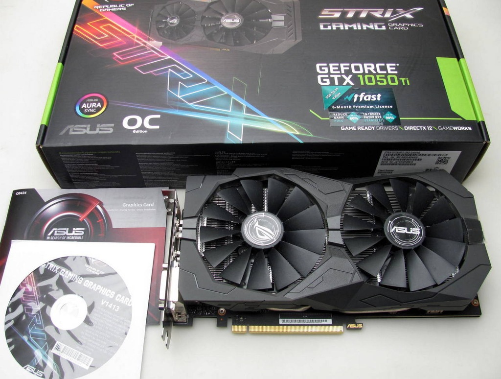 GeForce GTX 1050Ti 4GB GDDR5 ASUS STRIX GAMING BOX - 13040904379 ...