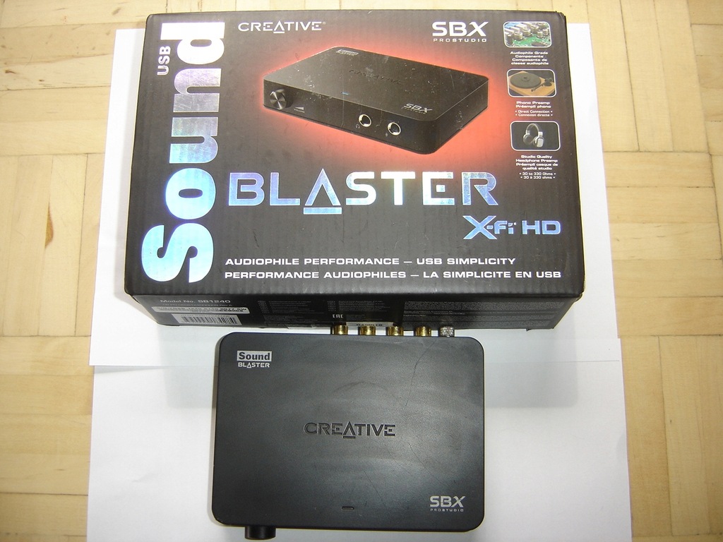 Karta dźwiękowa Creative SB X-Fi HD SB1240 DAC - 11005556887 ...