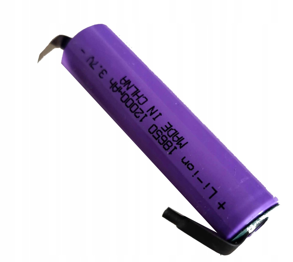 Akumulator 18650 2000mAh 3,7V LI-ION do lutowania - 13205693418 ...