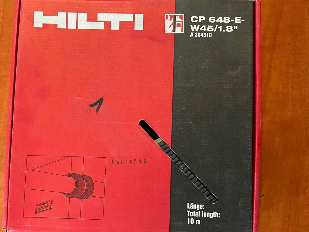 Hilti OPASKI OGNIOCHRONNE CP 648-E 304310 - 12681497584 - oficjalne ...