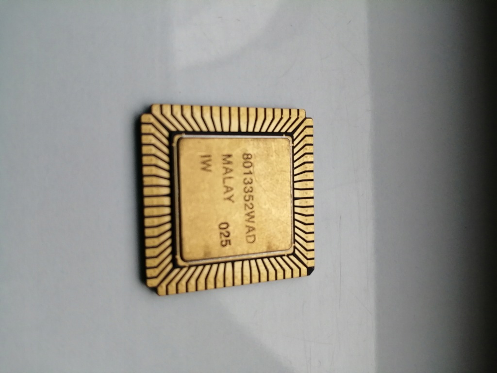 INTEL 186 procesor vintage R 80C186 1978r. - 12689932598 - oficjalne ...