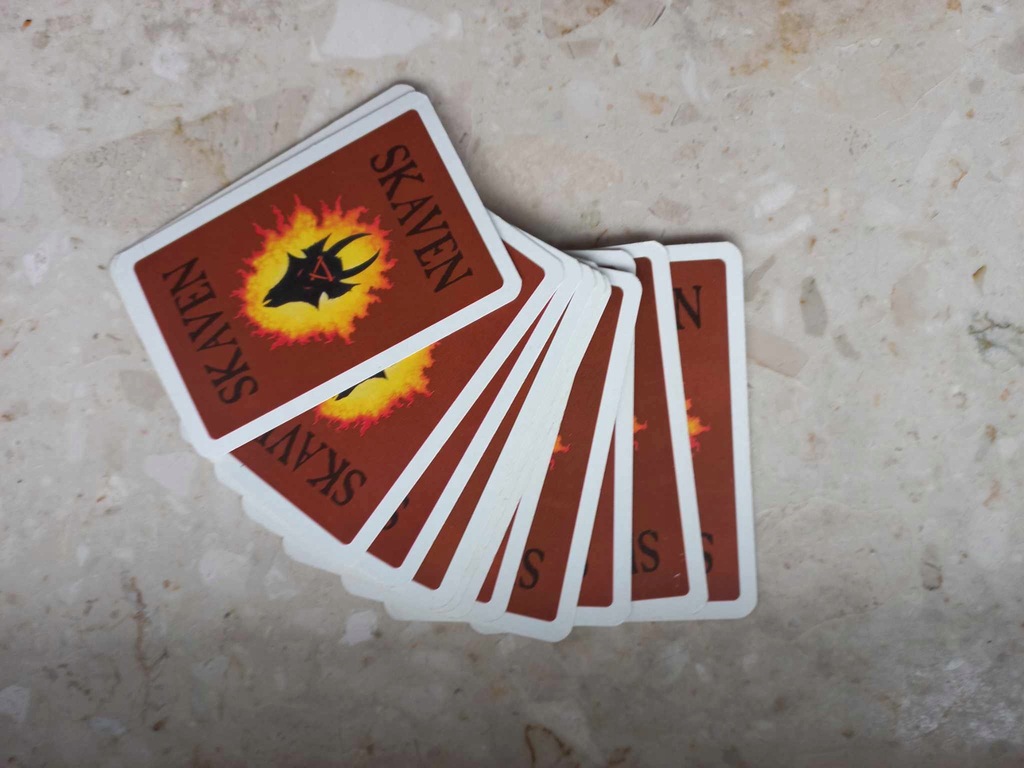 Warhammer Fantasy karty magii Magic Cards Skaven Magic 5 edycja ...