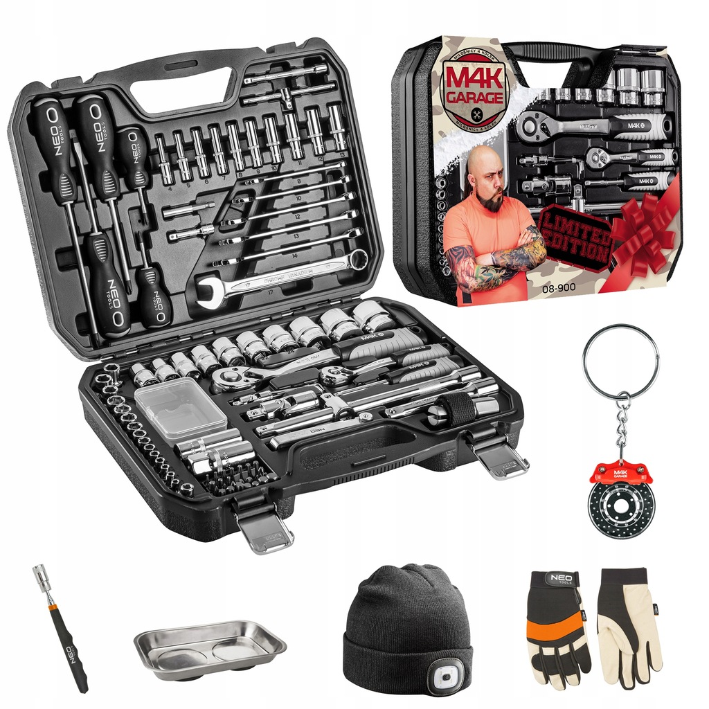Limitowany zestaw narzędzi M4K Garage + dodatki - 9946069203 ...