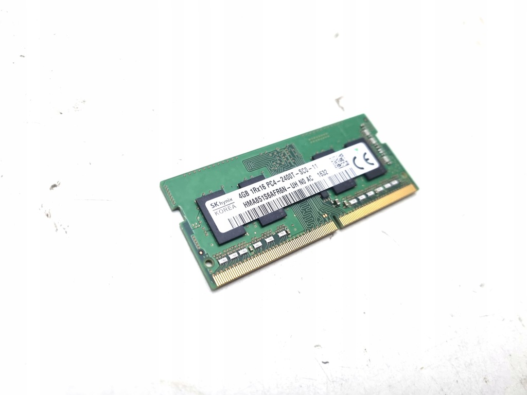 Pamięć RAM DDR4 HYNIX 4GB 1Rx16 PC4-2400T-SC0-11 - 13021495053 ...