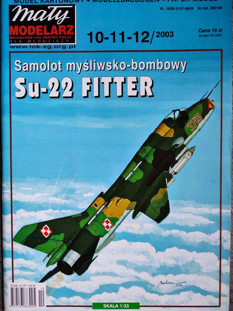 Mały Modelarz 10-11-12/2003 samolot SU-22 FITTER - 12998360847 ...