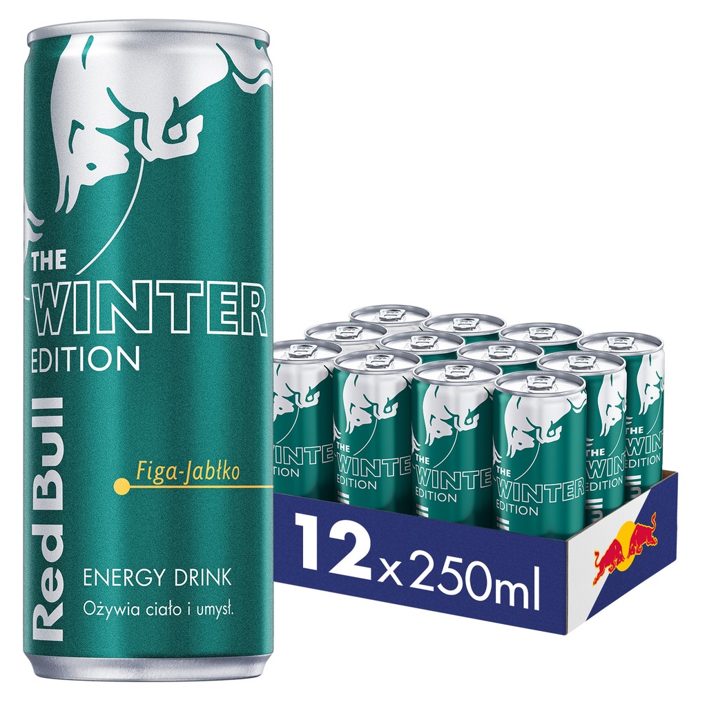 Red Bull Winter Edition Fig Apple puszka 12x 250ml - 12757820851 ...