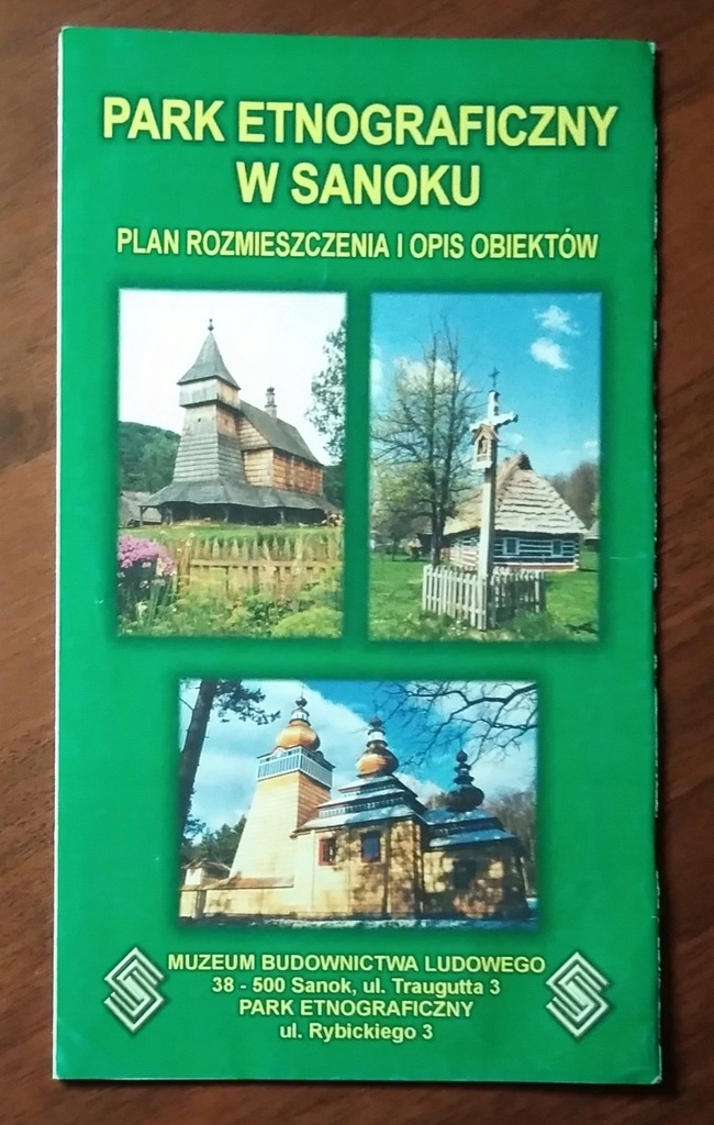 SANOK - Park etnograficzny plan mapa - 11112846016 - oficjalne archiwum ...