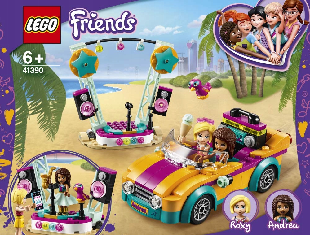 LEGO Friends Andrea's Car & Stage 41390 - 11048398890 - oficjalne ...