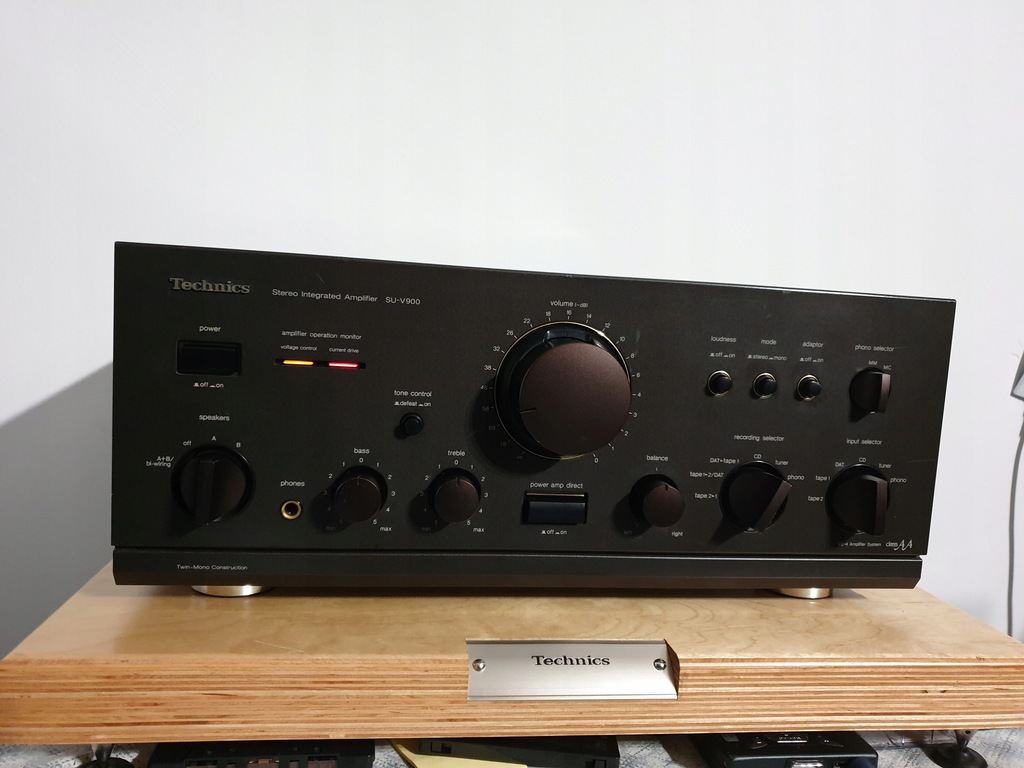 Wzmacniacz Technics SU-V900 Potęga Ładny Unikat. - 8824801947 - oficjalne archiwum Allegro