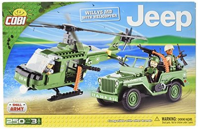 Cobi 24254 Small Army, Jeep Willys MB with Helicop - 8737818423 ...