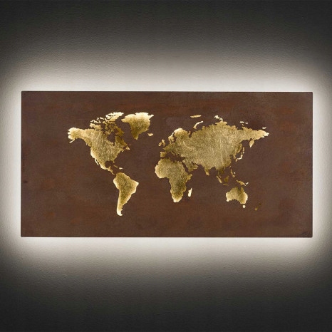 Lampa mapa świata LED obraz WOFI LINDA - 13178692362 - oficjalne ...