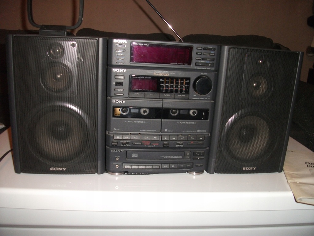 wieża SONY FH- B7CD , z kolumnami ,licyt. bcm - 8988663040 - oficjalne ...