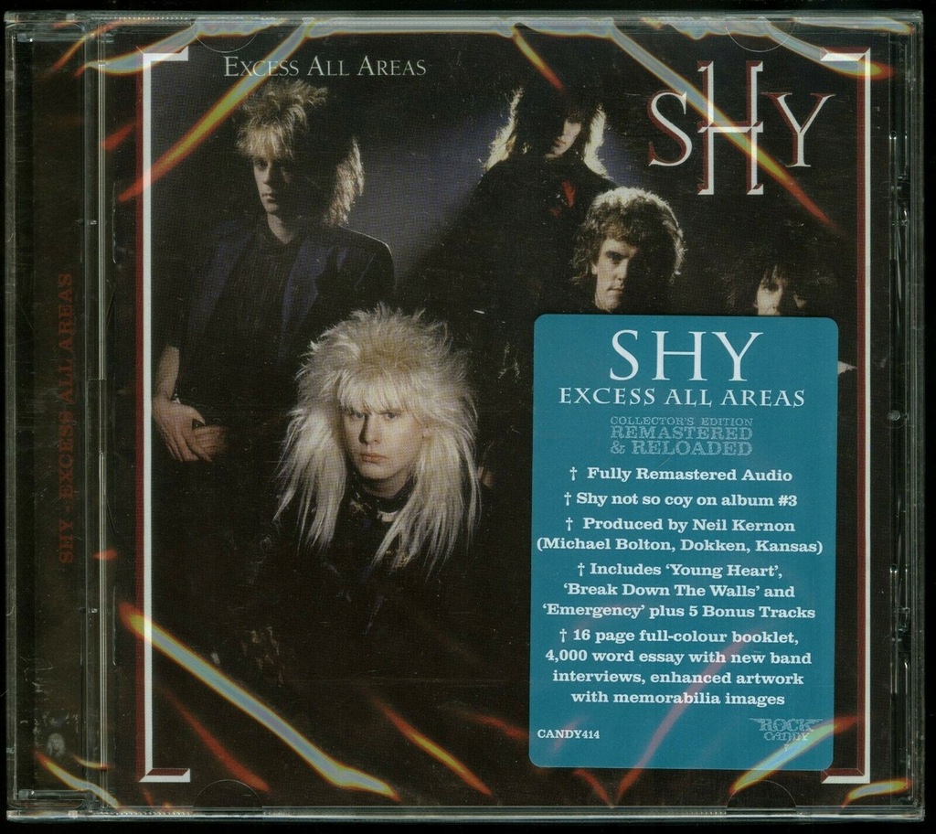 SHY - EXCESS ALL AREAS ( Deluxe ) AOR, NOWY! - 12094467926 - oficjalne ...