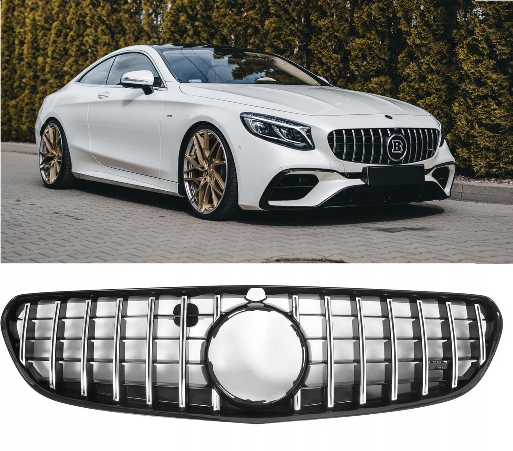 GRILL MERCEDES S COUPE CABRIO W217 C217 LIFT LIFTING AMG PANAMERICANA ...