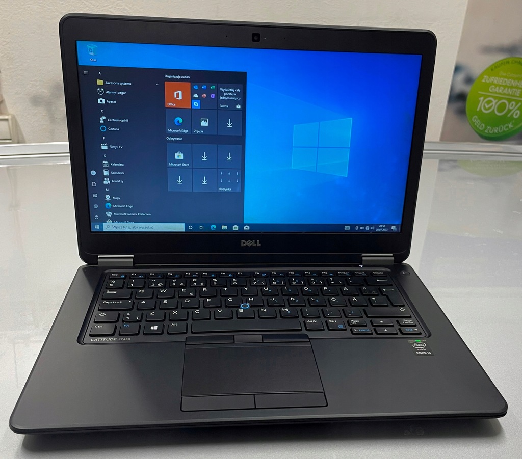 Laptop Dell LATITUDE E7450 14 " Intel Core i5 - 14036947656 - oficjalne archiwum Allegro