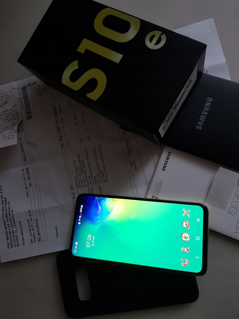 Smartfon Samsung Galaxy S10e 6 GB / 128 GB żółty - 12684196979 - oficjalne archiwum Allegro