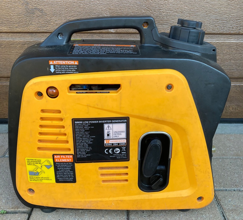 Agregat generator prądotwórczy IMPAX IM800i 780W - 12878048899 ...