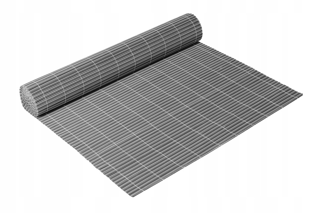 OSŁONA BALKONOWA SZARA MATA TARAS PVC 100x500CM - 8949347016 ...