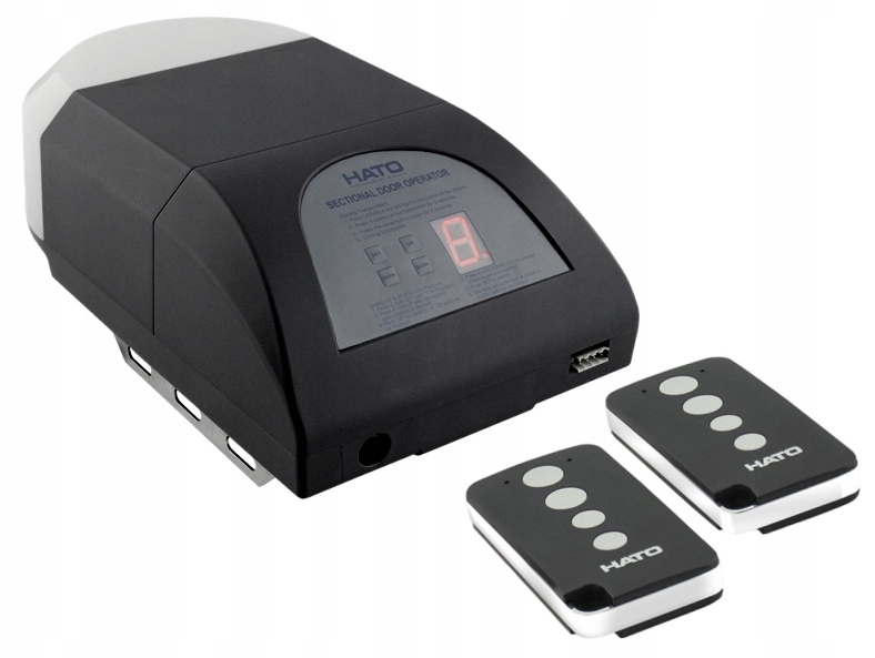 Napęd do garażu bramy garażowej HATO 200 +2 piloty - 11421728206 - oficjalne archiwum Allegro