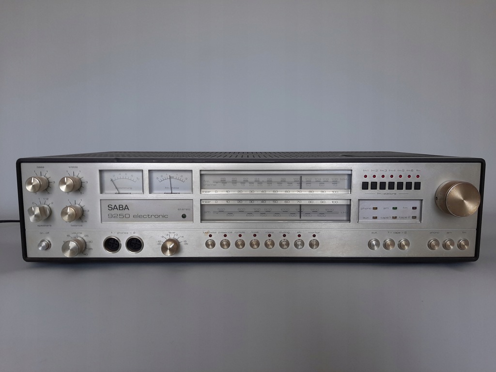 Amplituner Stereo Saba 9250 TOP 1980 Okazja - 13653493302 - oficjalne ...
