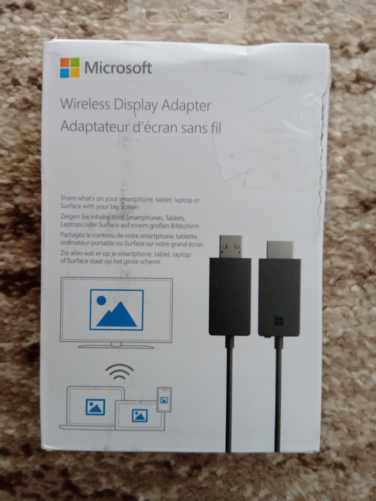 Adapter Microsoft Wireless Display V2 - 12571374840 - oficjalne ...