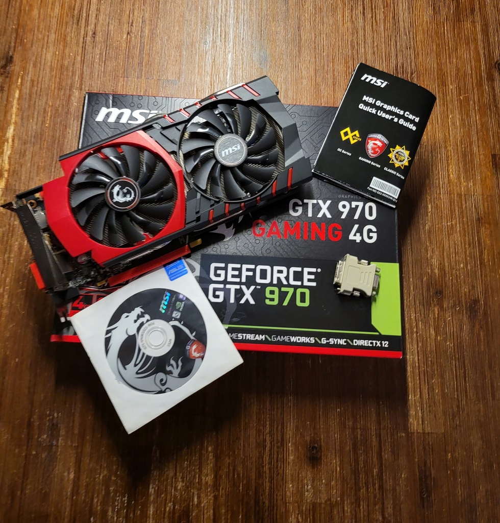 Karta Graficzna MSI GTX 970 Gaming 4G 4GB OC GraKa - 12558339630 - oficjalne archiwum Allegro