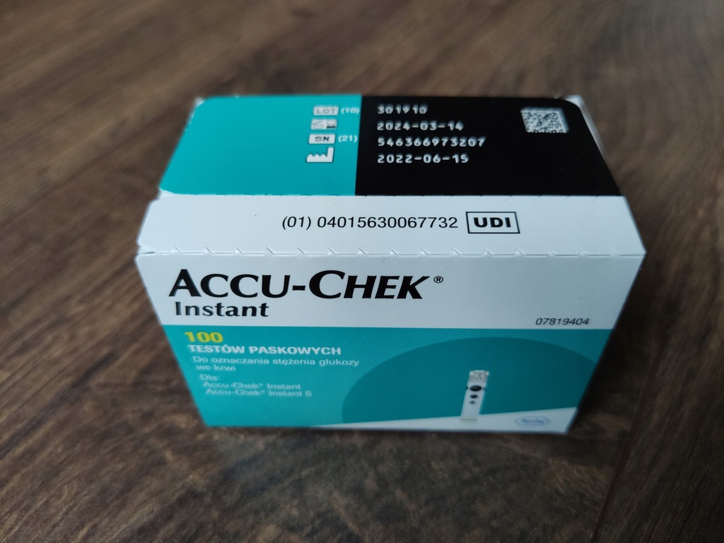 Paski ACCU-CHEK INSTANT 100 szt. Accu Chek - 12987551755 - oficjalne ...