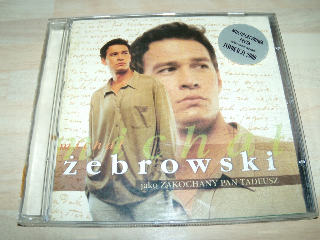 cd MICHAŁ ŻEBROWSKI jako ZAKOCHANY PAN TADEUSZ bdb - 12395258269 ... cd MICHAŁ ŻEBROWSKI jako ZAKOCHANY PAN TADEUSZ bdb - 12395258269 ...
