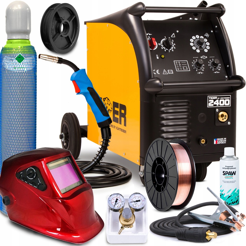 TRANSFORMATOR SPAWARKA MIG/MAG TIGER 2400 4x4 215A - 12296714292 ...