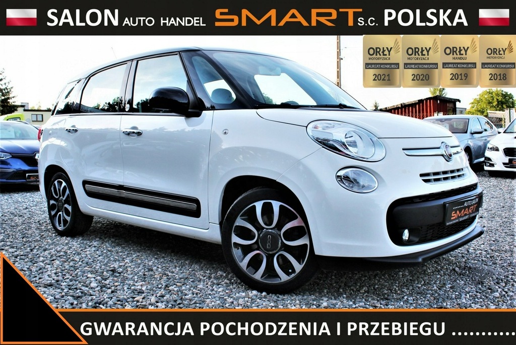 Fiat 500L 1 Rej. 2018 / Serwis / Czarny Dach - 12398227784 - oficjalne archiwum Allegro
