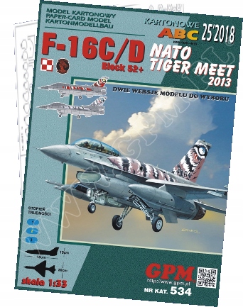 GPM F-16C BLOCK 52+ TIGER MEET + WRĘGI/DETALE 1/33 - 13619227945 ...