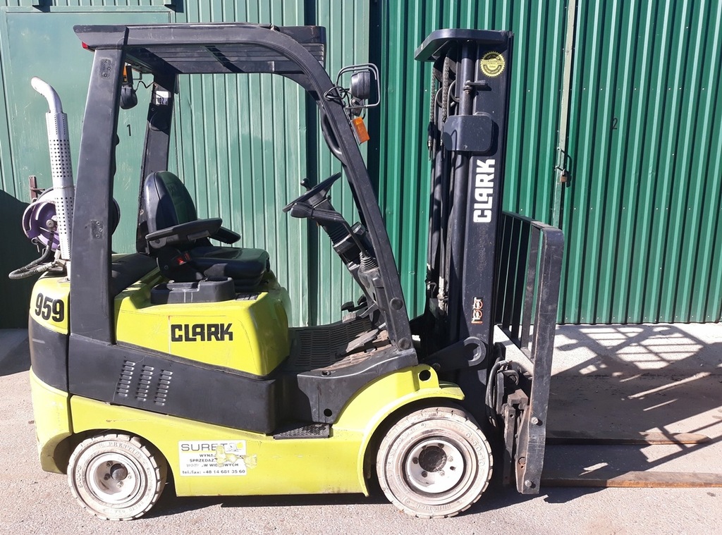 Wózek widłowy Clark C18L - 8591929673 - oficjalne archiwum Allegro
