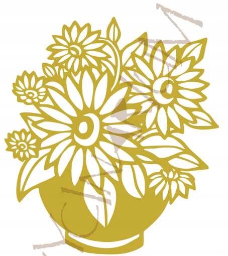 Dekoracja witraż Wiosna Kwiaty format A1 WW323 - 11780217232 ...