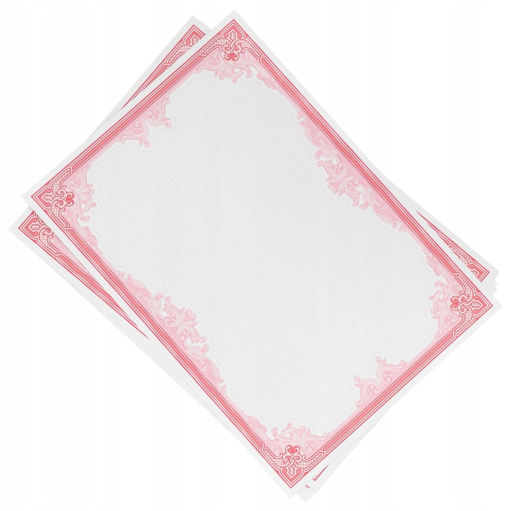 CERTIFICATE PAPER A4 PRINTING BLANK PRINTABLE - 14863995482 - oficjalne ...