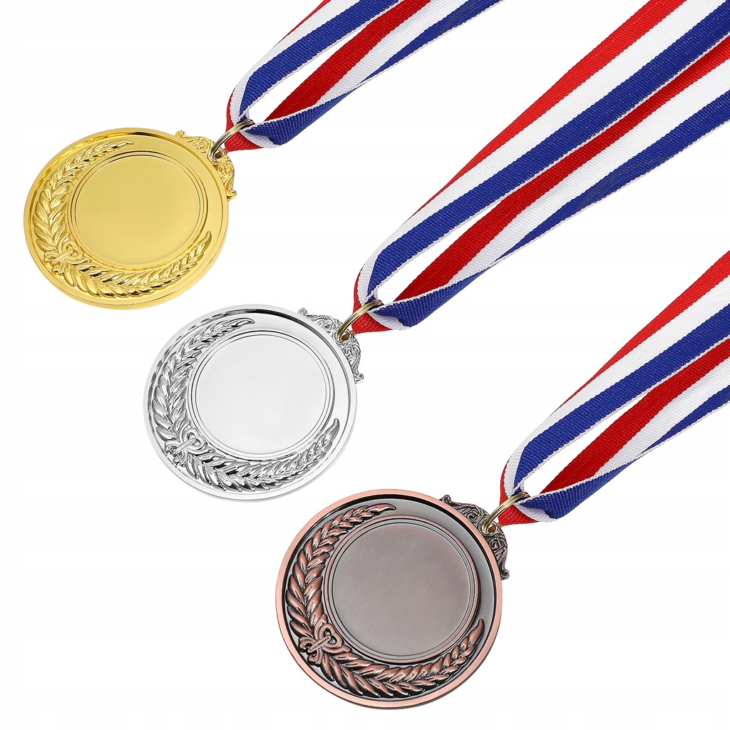 3 sztuk Złote medale dla dzieci Medale sportowe - 12610601778 ...