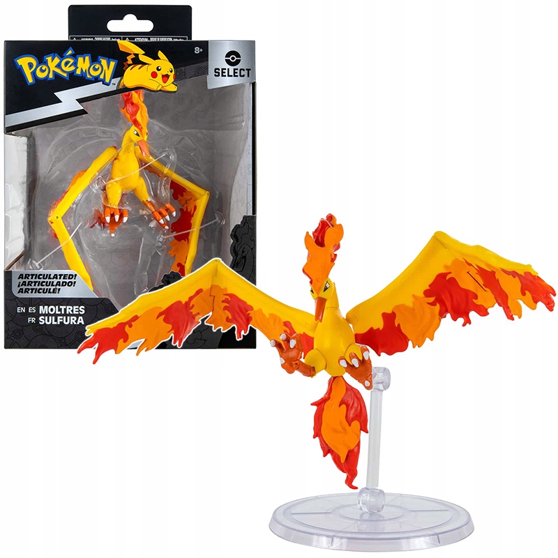 Figurka Moltres Pokemon Ptak Jazwares 15cm Legenda - 12684477604 ...