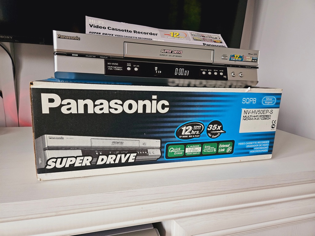 Magnetowid Panasonic NV-HV50EP-S, Super Drive, SQPB - 15398647991 ...