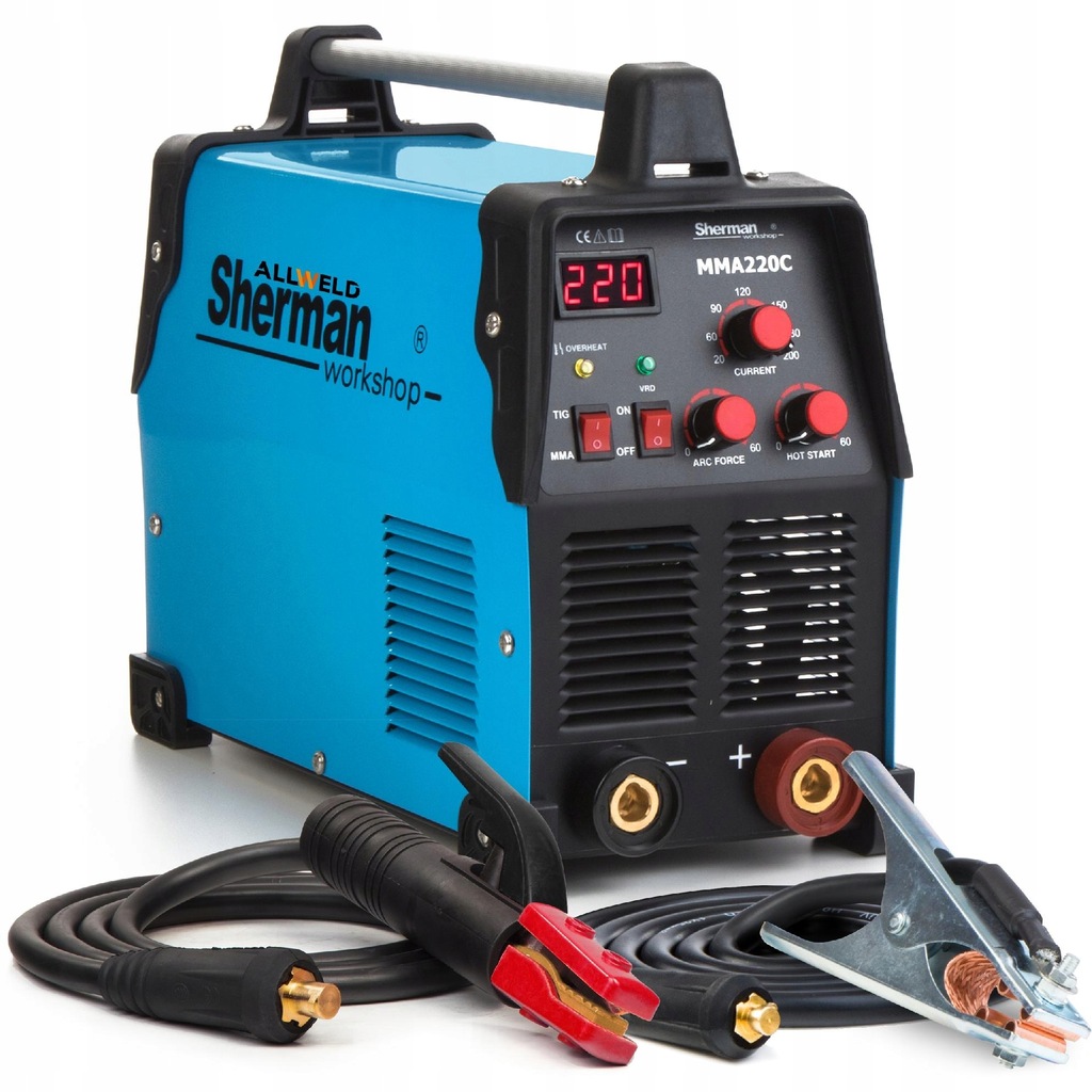 SPAWARKA INWERTOROWA INWERTER SHERMAN ARC 220C MMA TIG LIFT 230V 200A IGBT - 12644234841 ...
