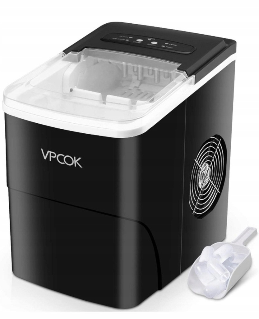 Kostkarka do lodu VPCOK HZB-12/SB czarny 150 W - 12364322646 - oficjalne archiwum Allegro