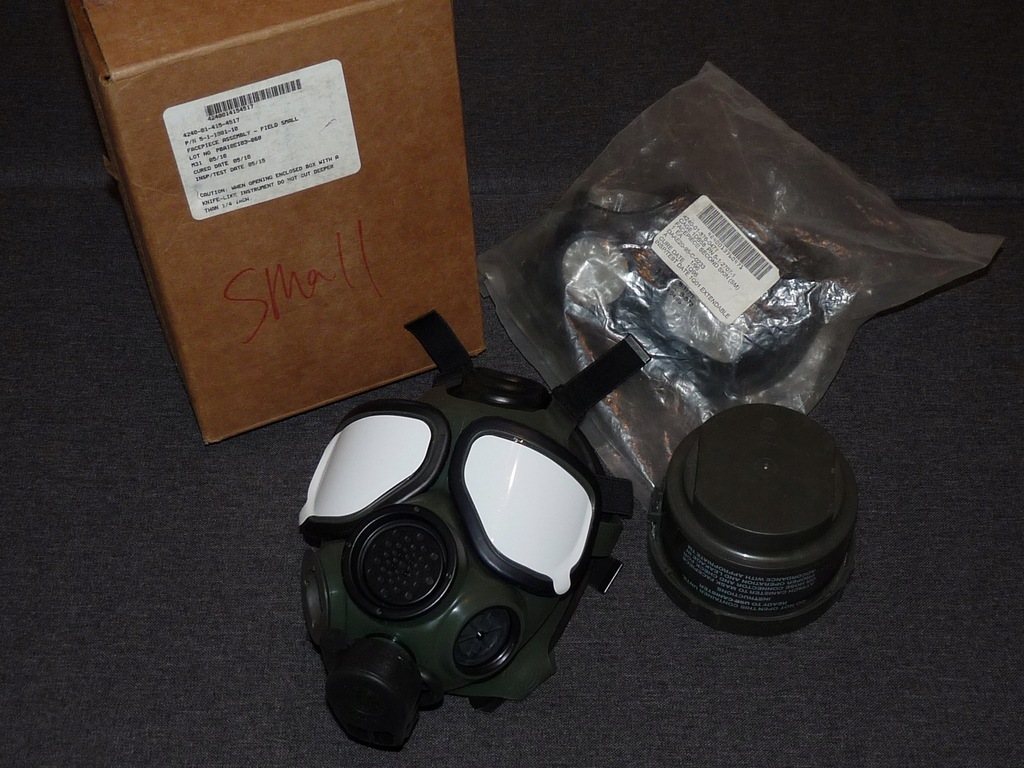 nowa maska p.gaz US ARMY M40 usmc NBC JSLIST usmc - 8115924027 ...