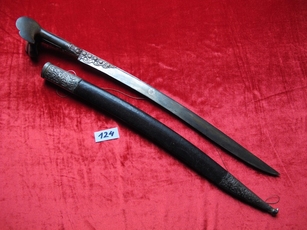 Jatagan Turcja XVIII-XIX w. Nie szabla. (nr 124) - 13354764907 ...