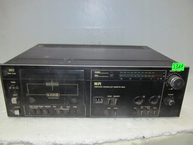 MAGNETOFON KASETOWY RFT HMK-D100 - NR S311 - 14921874133 - oficjalne archiwum Allegro