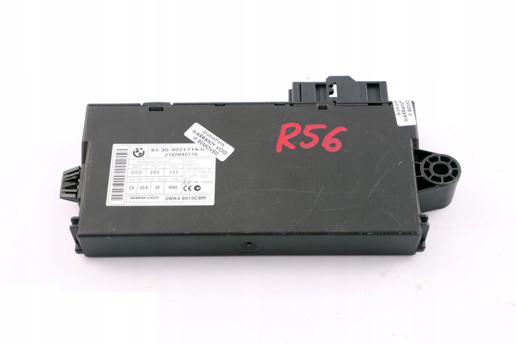 Mini Cooper R55 R56 R60 Sterownik Moduł Komfortu - 12323484013 ...