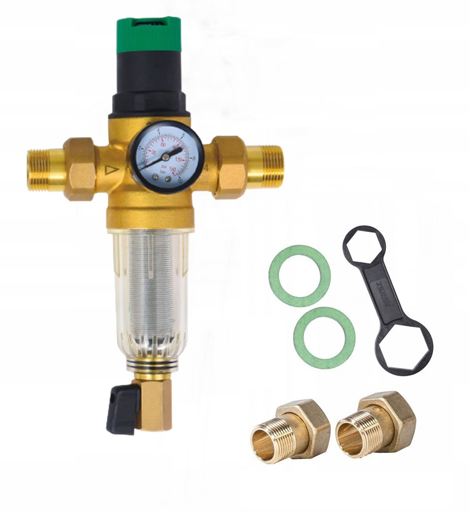 REDUKTOR CIŚNIENIA WODY 3/4" Z FILTREM - 13685469782 - oficjalne archiwum Allegro