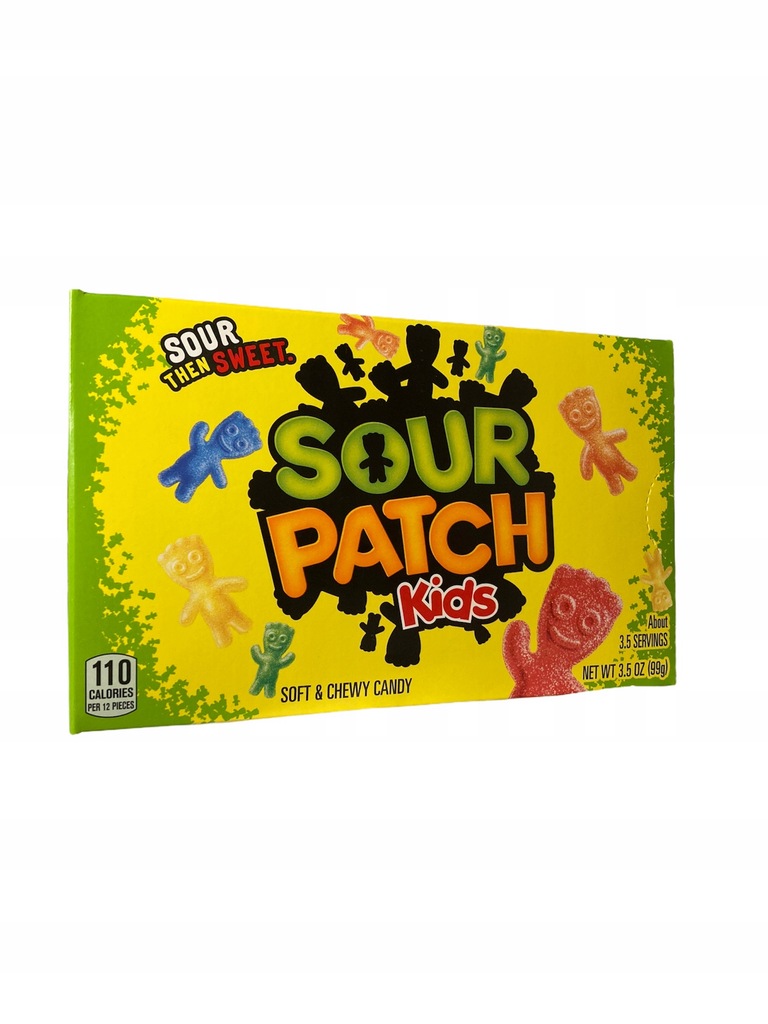 Kwaśne OWOCOWE ŻELKI SOUR PATCH KIDS BOX 99g - 9991469812 - oficjalne ...