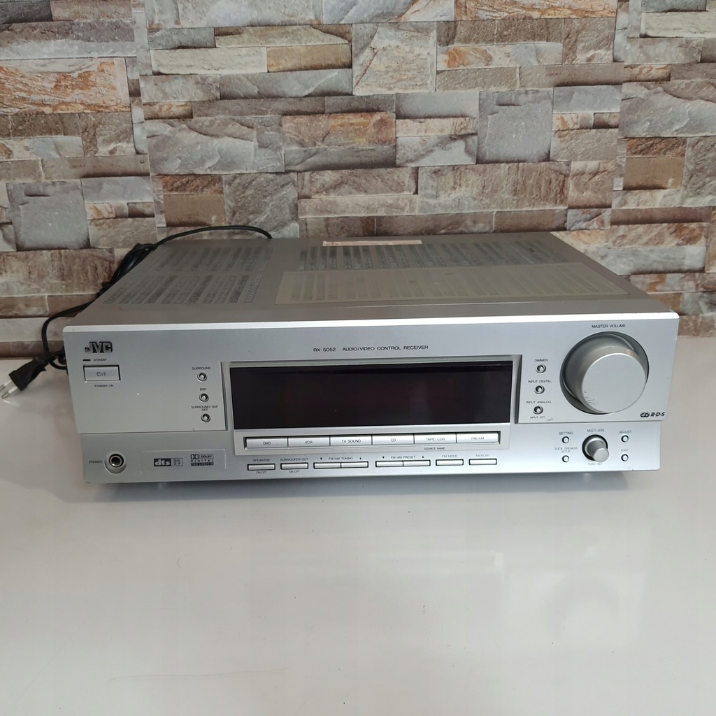 Amplituner JVC RX-5062 5.1 srebrny - 11684081896 - oficjalne archiwum Allegro